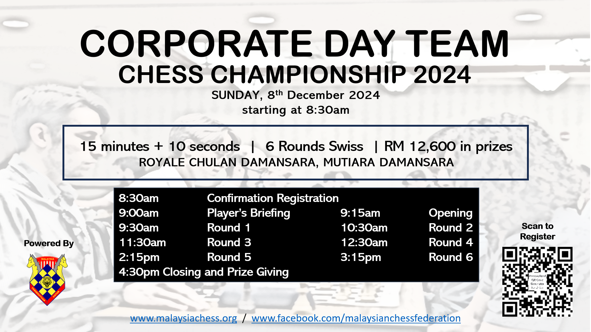 Corporate Day Team Chess Championship – Malaysian Chess Federation